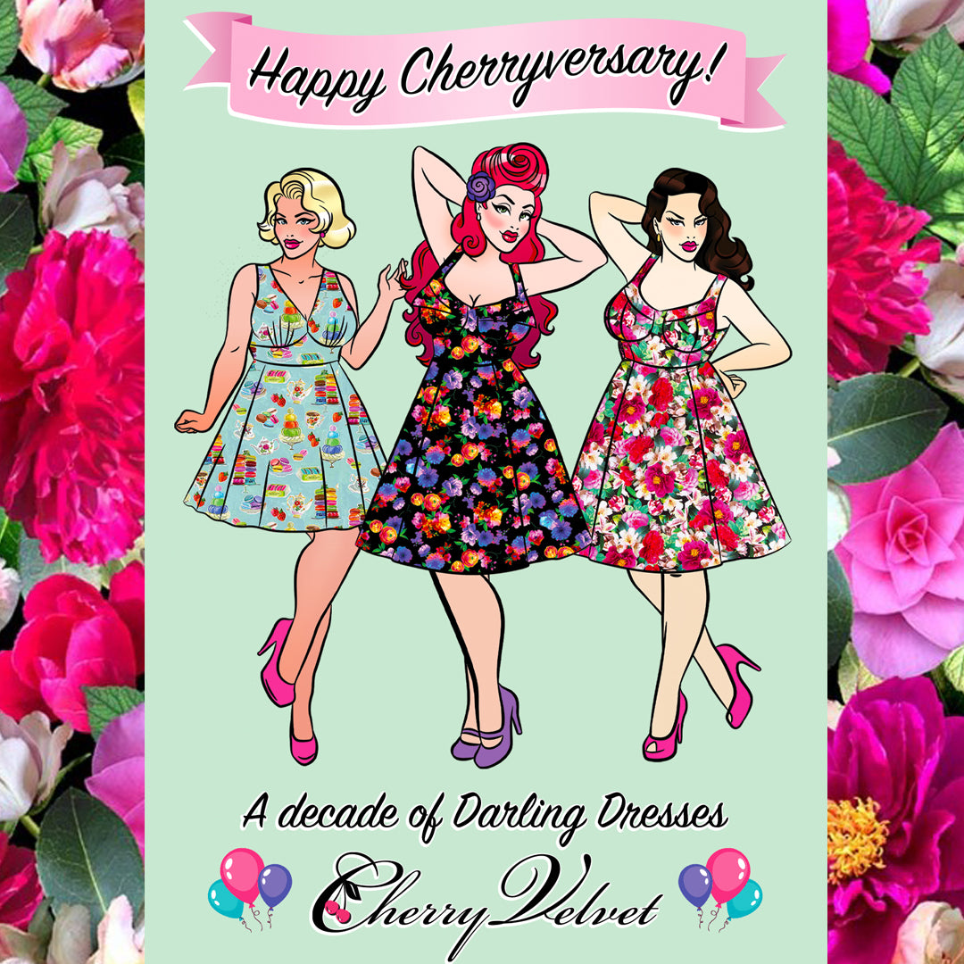 A Decade of Darling Dresses – Cherry Velvet