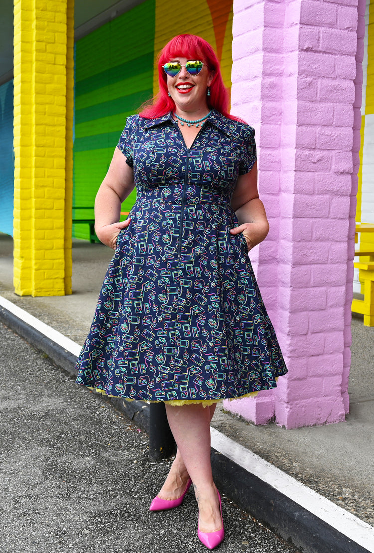 Marie - Level up Lovely - Gamer Dress – Cherry Velvet